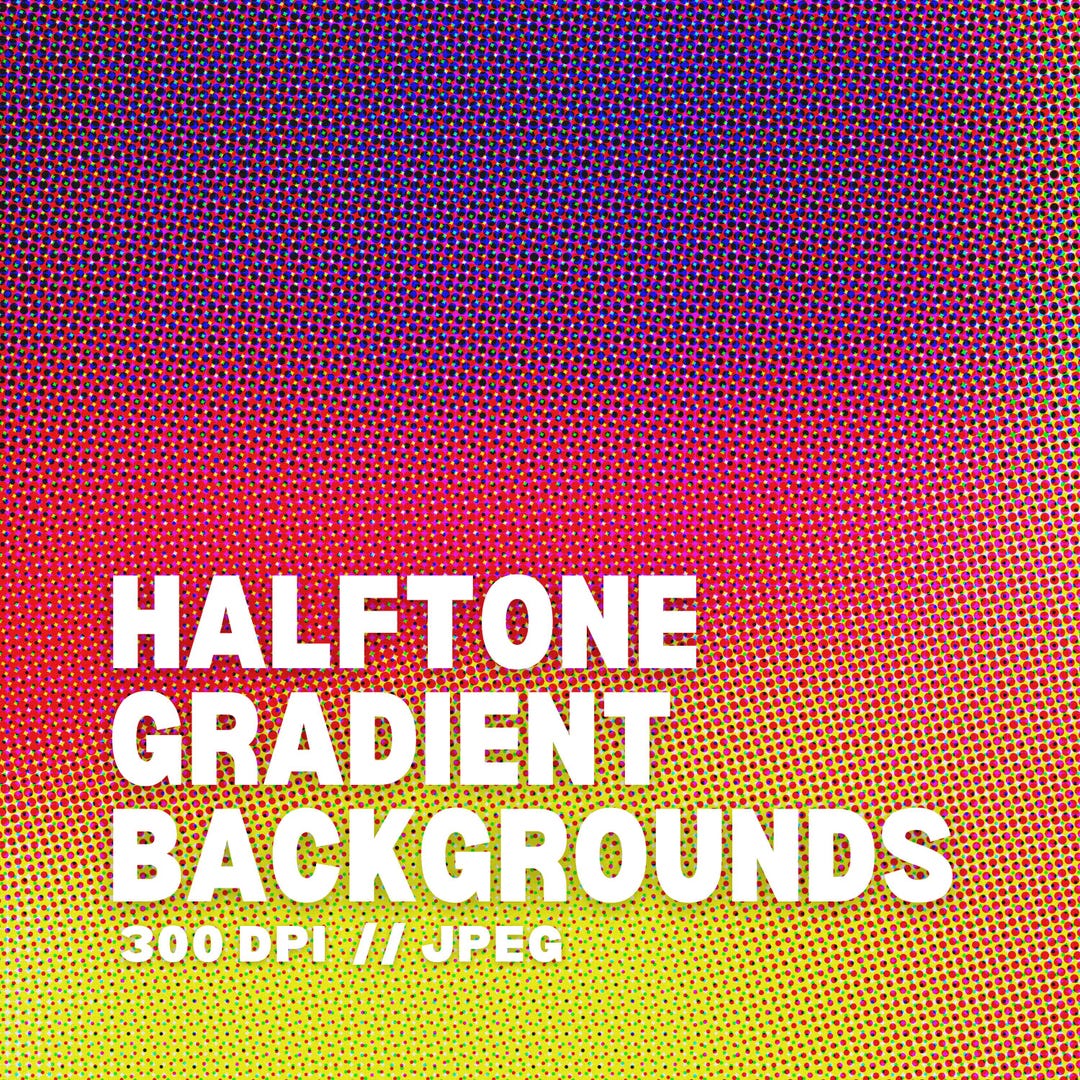 Halftone Gradient Backgrounds, Gradient Textures, Gradient Backdrops ...