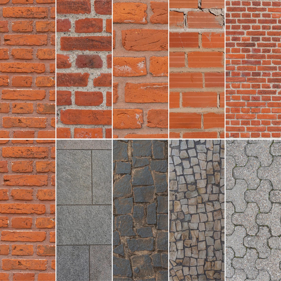 Brick Wall Textures, Wall Texture, Digital Textures, Brick Overlay ...