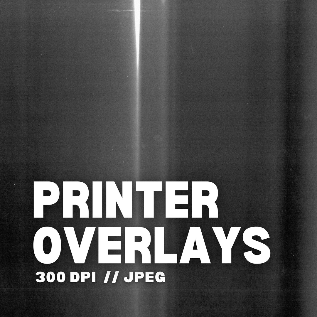 15 Printer Overlays, Ink Texture, Print Background, Paper Texture ...