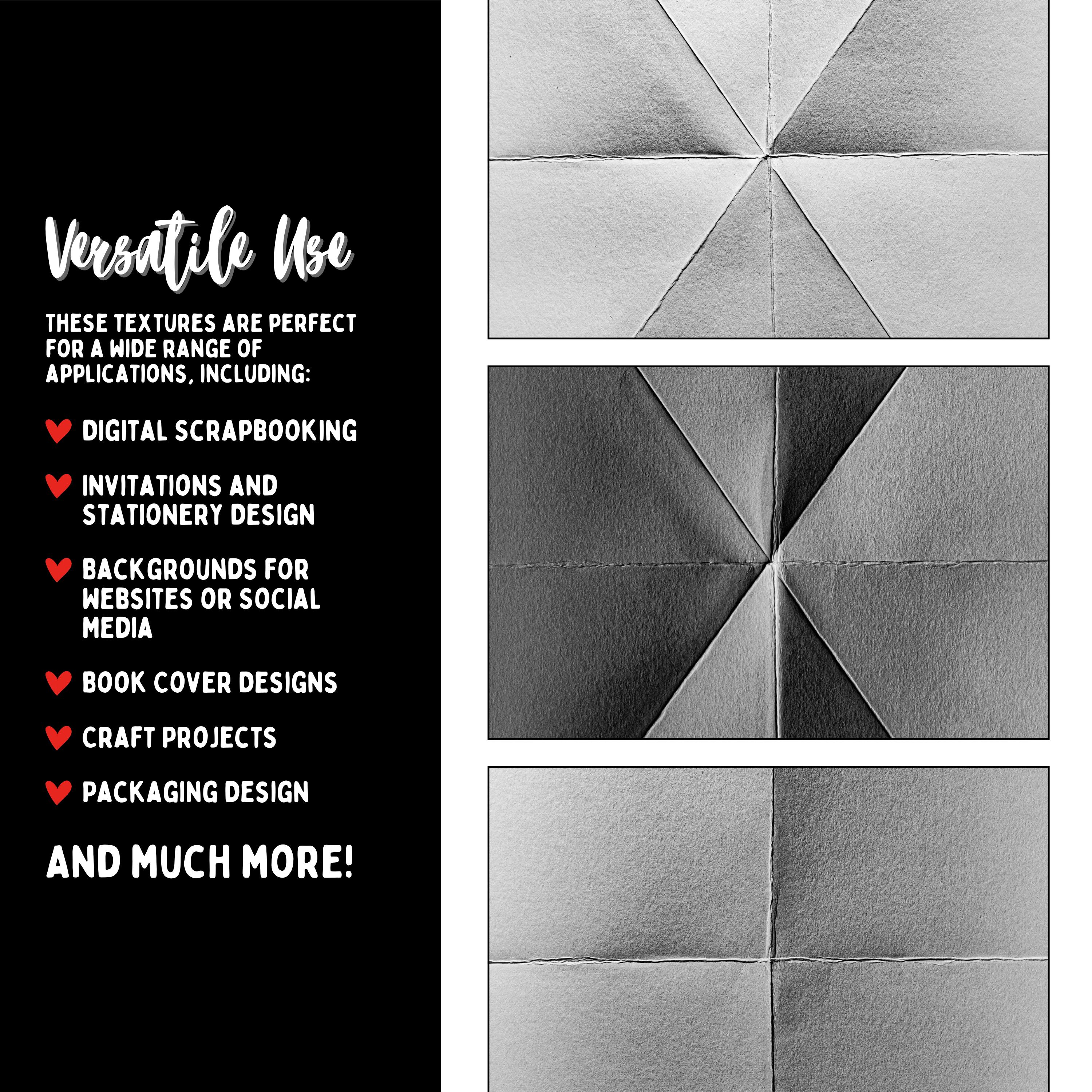 White Folded Paper Textures Backgrounds, Paper Texture, Creased Paper ...