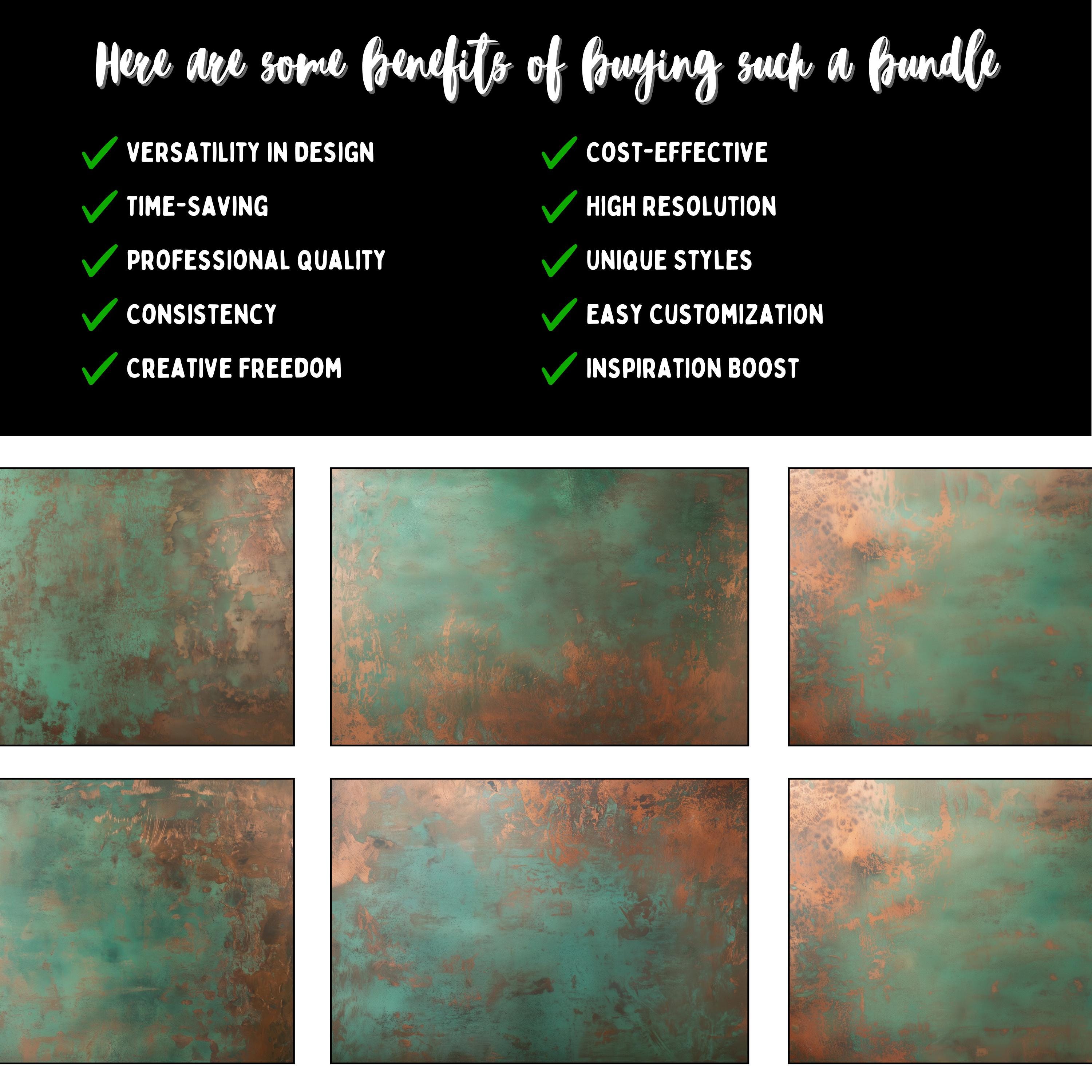 Copper Plate Textures, Metallic Backgrounds, Copper Overlays, Metal ...