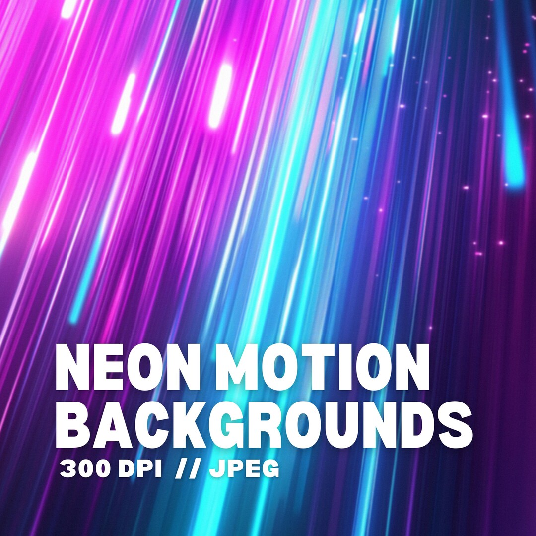 Neon Motion Backgrounds, Neon Abstract, Neon Gradients, Glowing ...