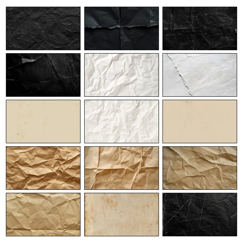 Crumpled Paper Textures, Paper Texture, Wrinkled Paper, Abstract Paper ...