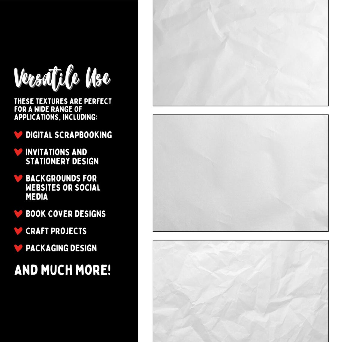 15 Wax Paper Textures, Crinkled Paper, Digital Texture, Paper Overlay ...