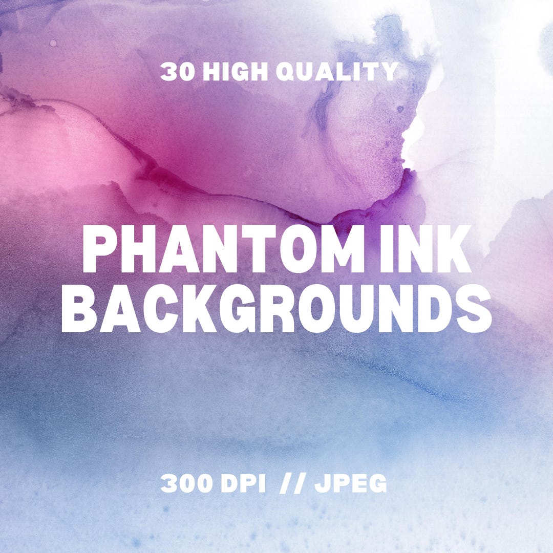 Phantom Ink Backgrounds, Digital Texture, Ink Splatter, Mystic ...