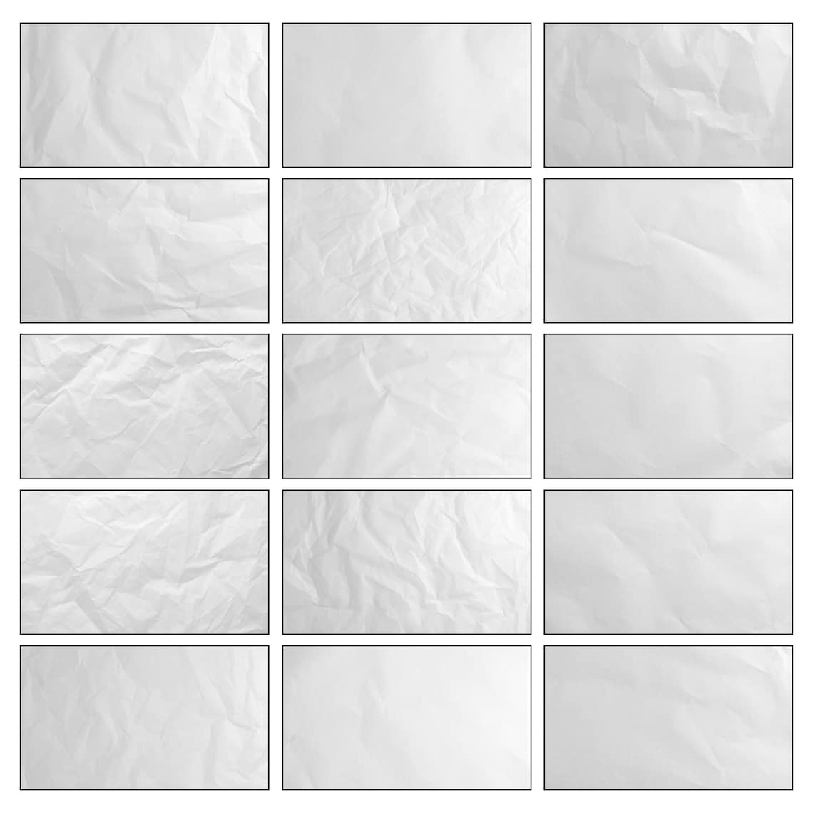 15 Wax Paper Textures, Crinkled Paper, Digital Texture, Paper Overlay ...