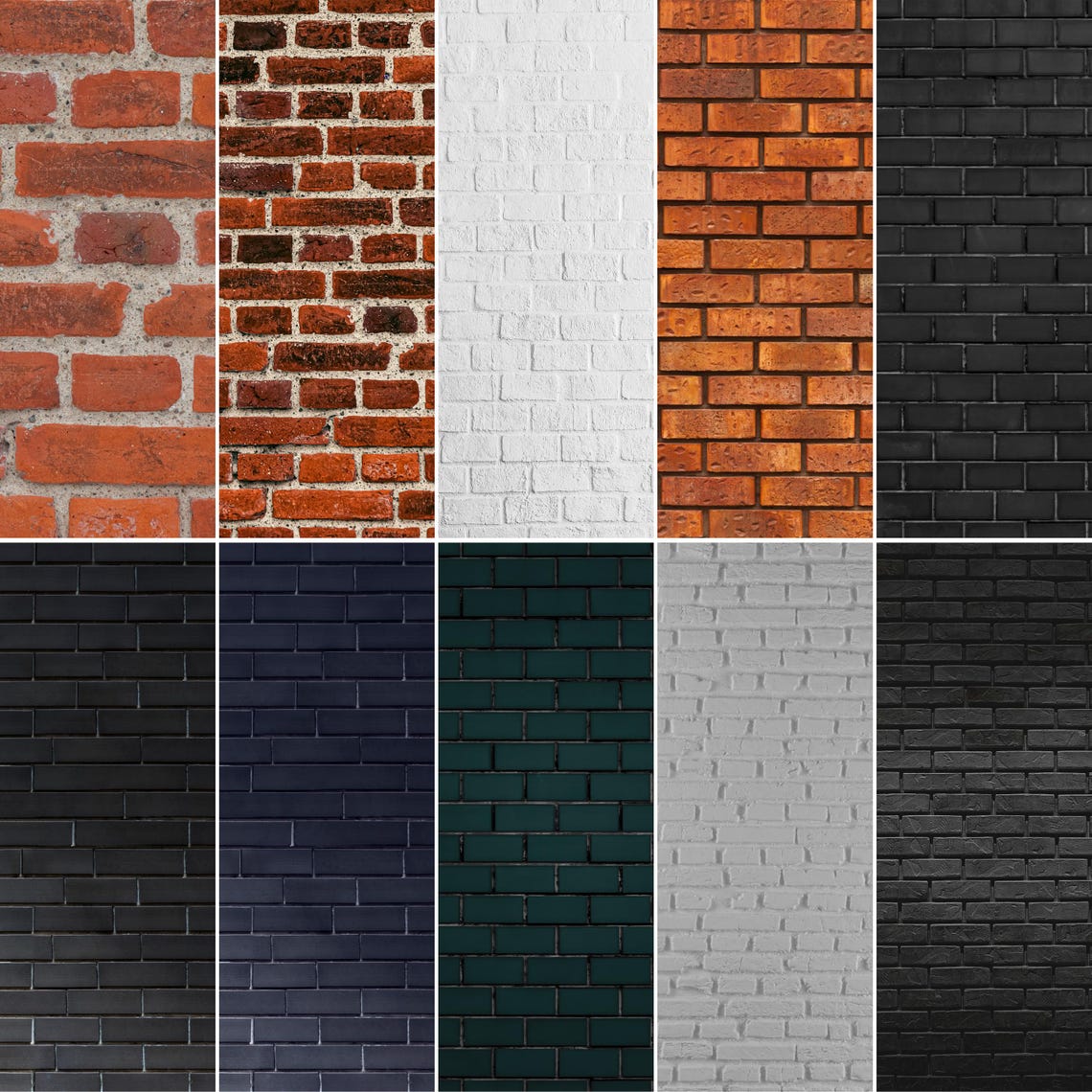 Brick Wall Textures, Wall Texture, Digital Textures, Brick Overlay ...