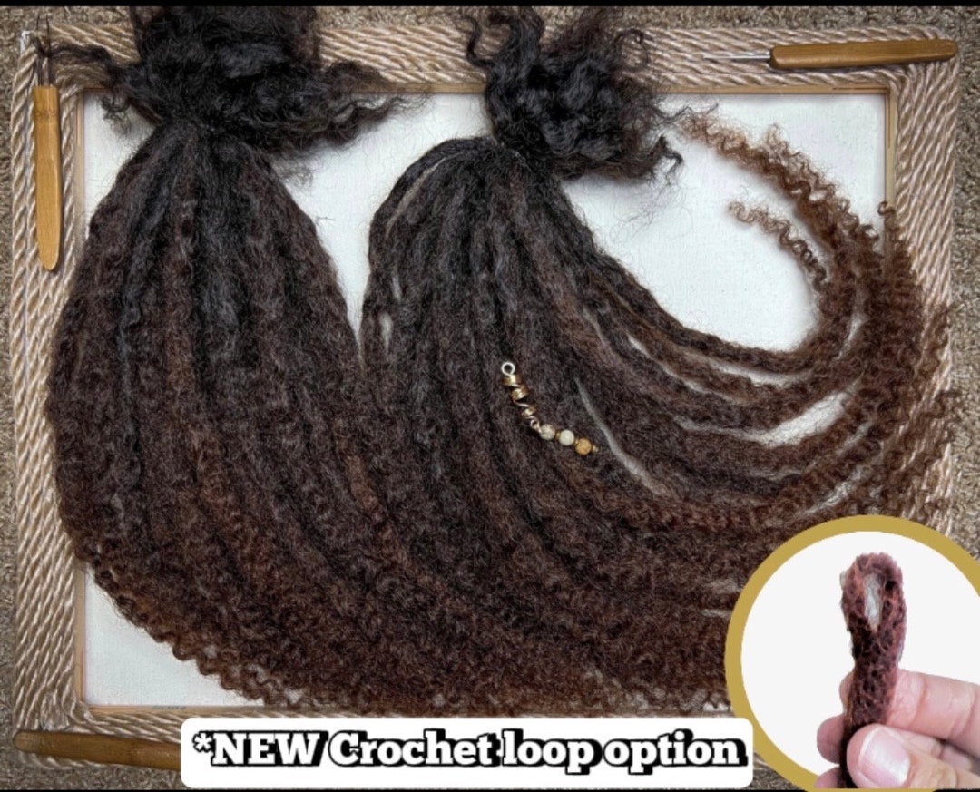 24 jada 4a CURLY LOCS LLC Loc Extensions. Human Hair, Curly Ends ...