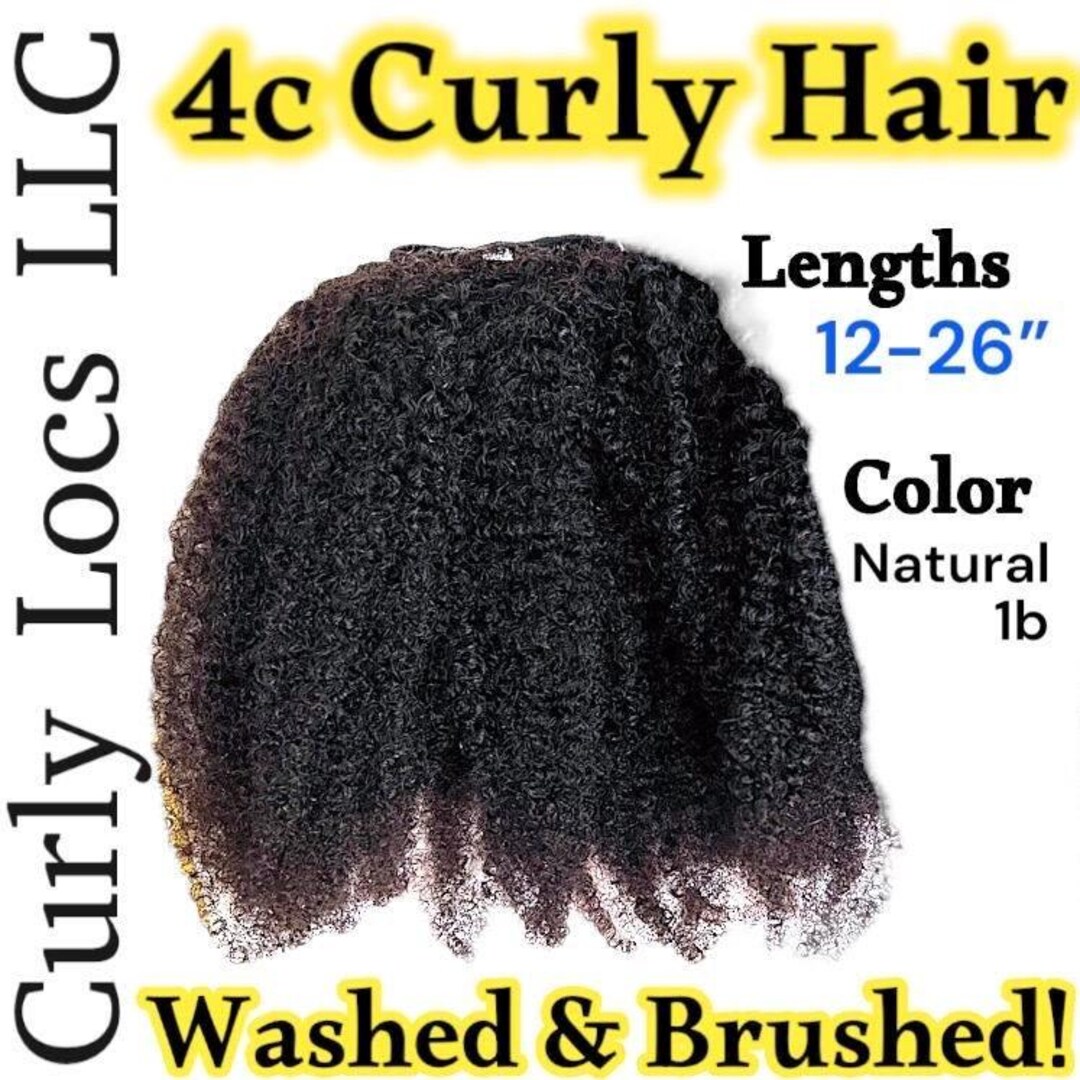 CURLY Locs LLC 4c BUNDLES. Natural Color, Great Quality, No Nonsense ...
