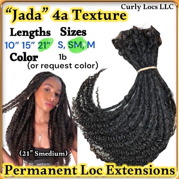 Permanent Loc Extension Human Hair - Etsy