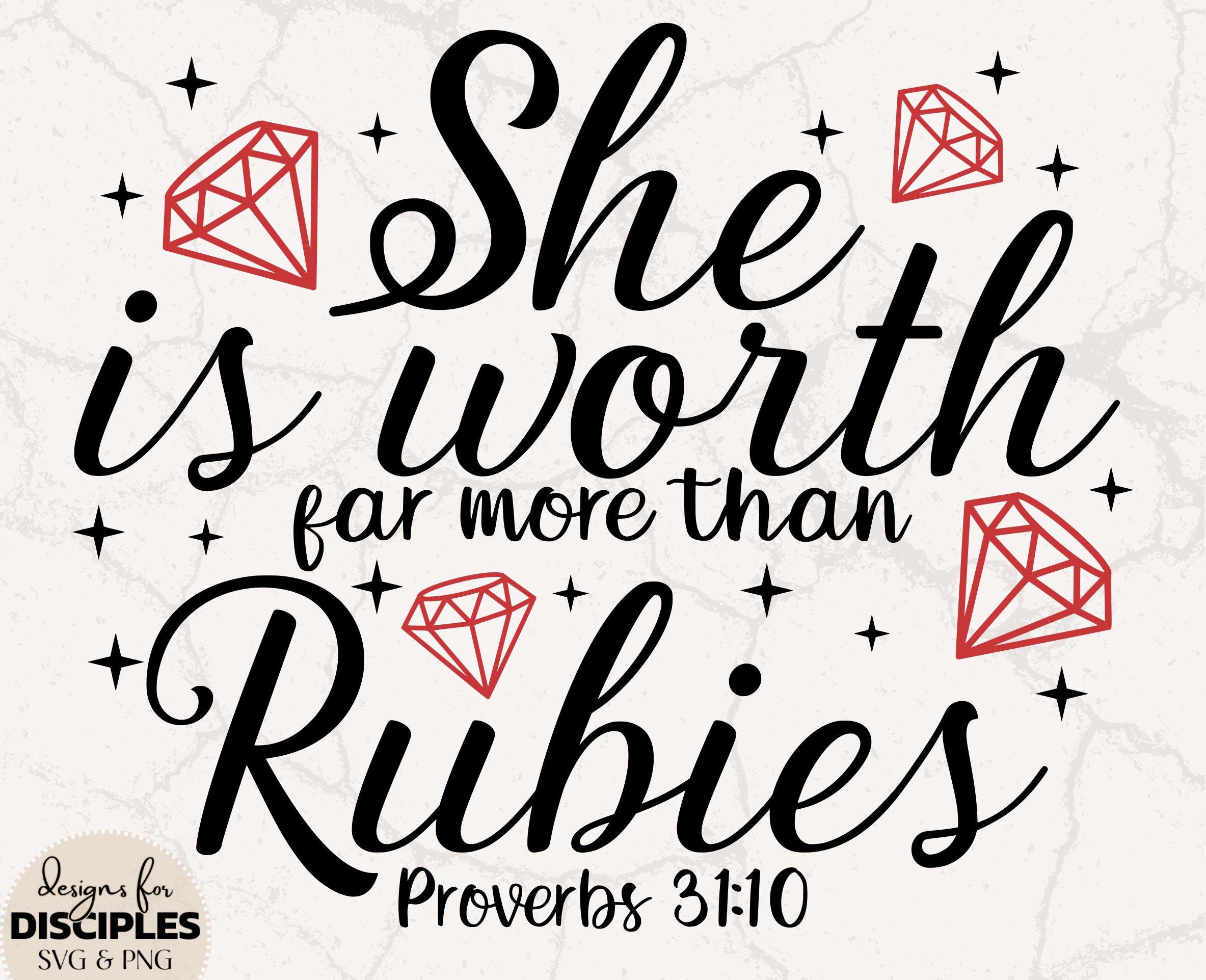Proverbs 31 SVG | More Precious Than Rubies SVG | She is Strong SVG ...