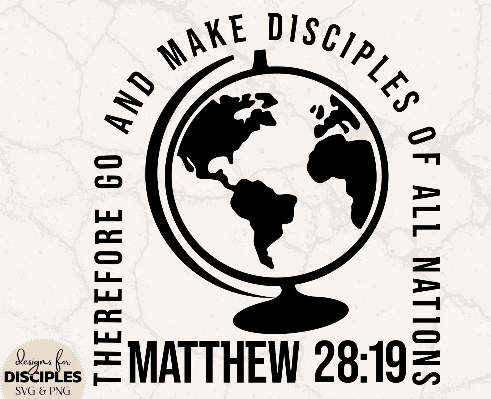Make Disciples SVG | Bible Verse SVG | Cute Bible Verse SVG | Cute ...