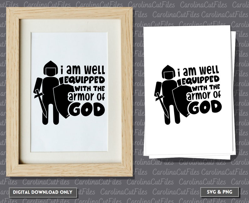 Armor of God SVG Bible Verse SVG Children's Bible - Etsy