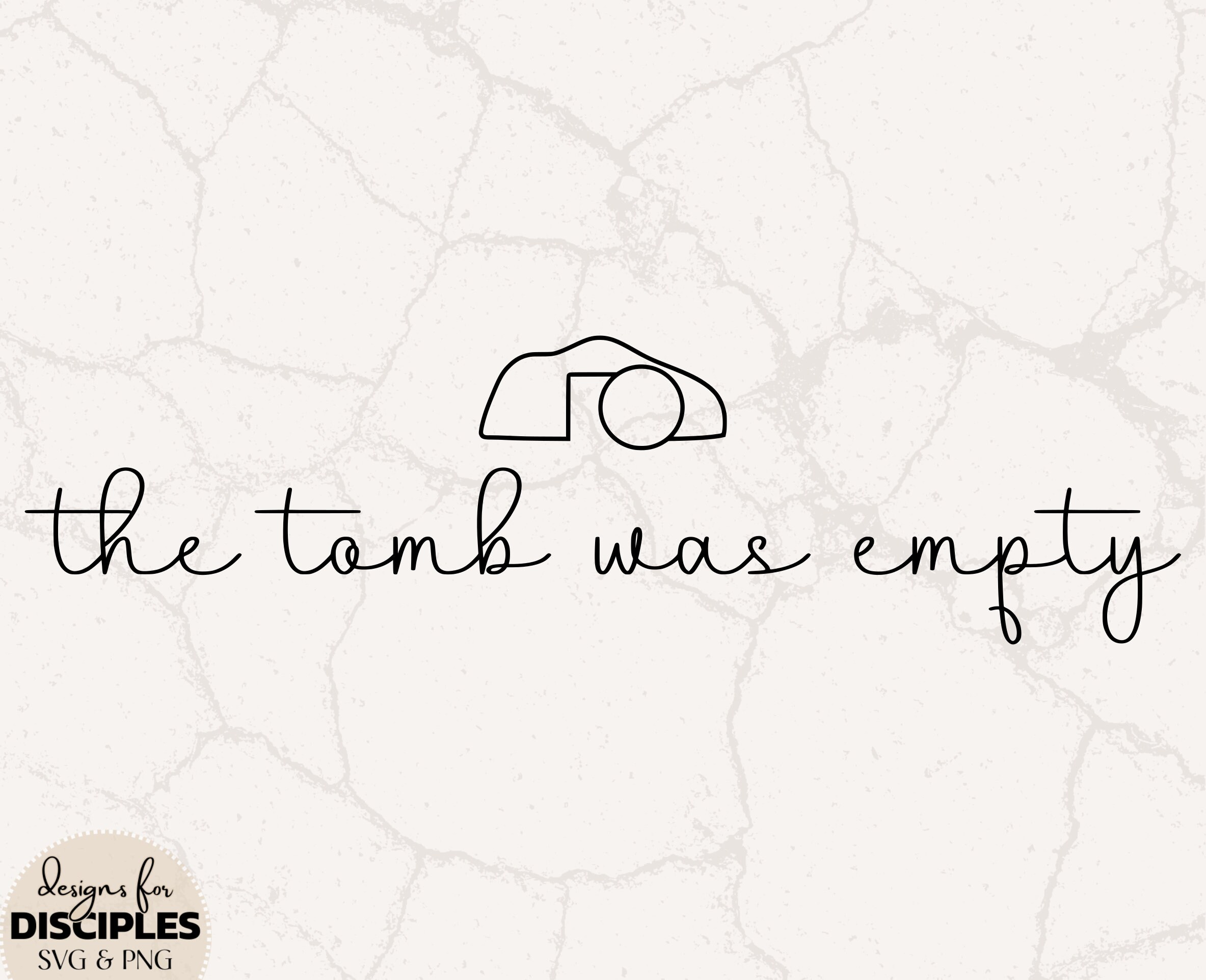 The Tomb Was Empty SVG | Empty Tomb SVG | Mark 16:6 SVG | He is Risen ...
