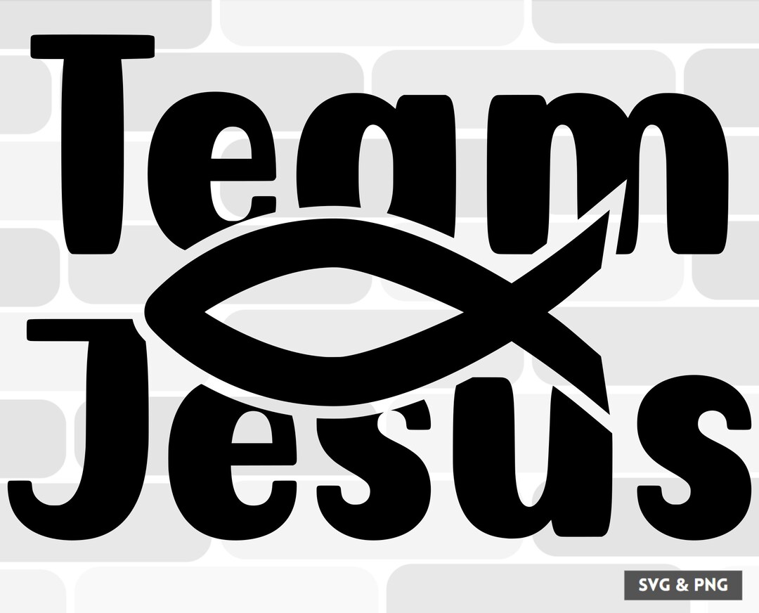 Team Jesus SVG Bible Verse SVG Children's Bible Verse - Etsy