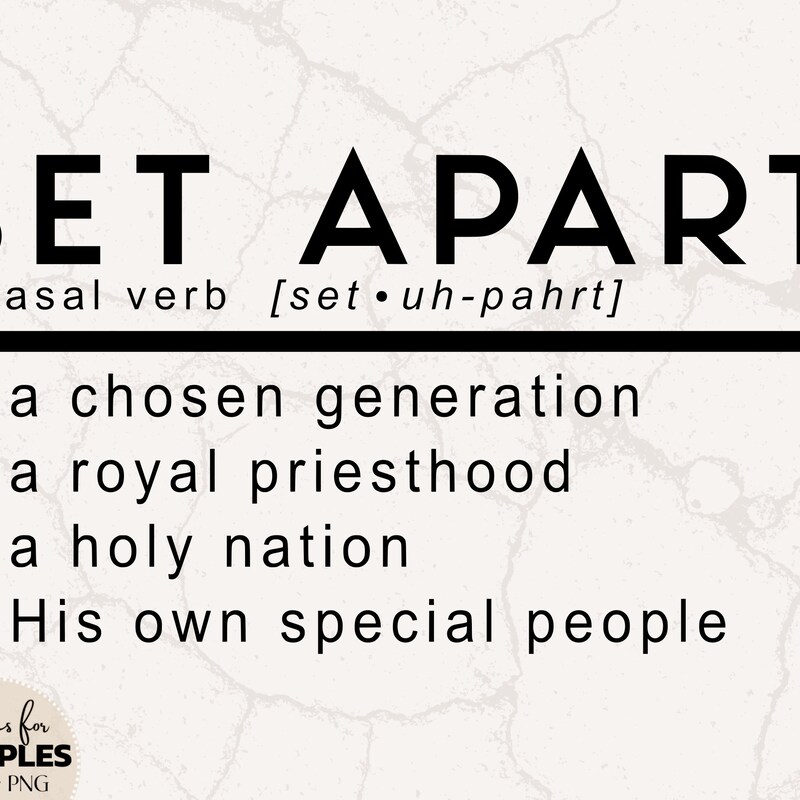 Set Apart - Etsy