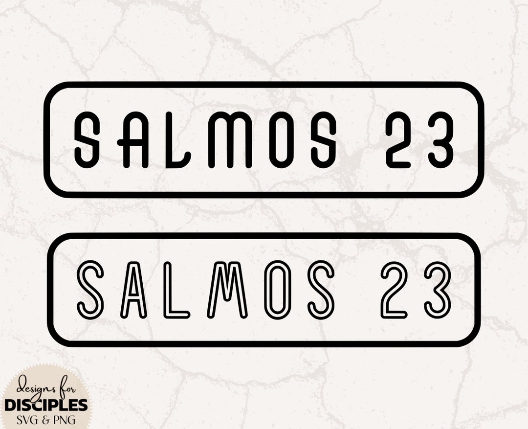 Salmo 23 SVG | Versículo Bíblico SVG | Lindo Versículo Bíblico SVG ...