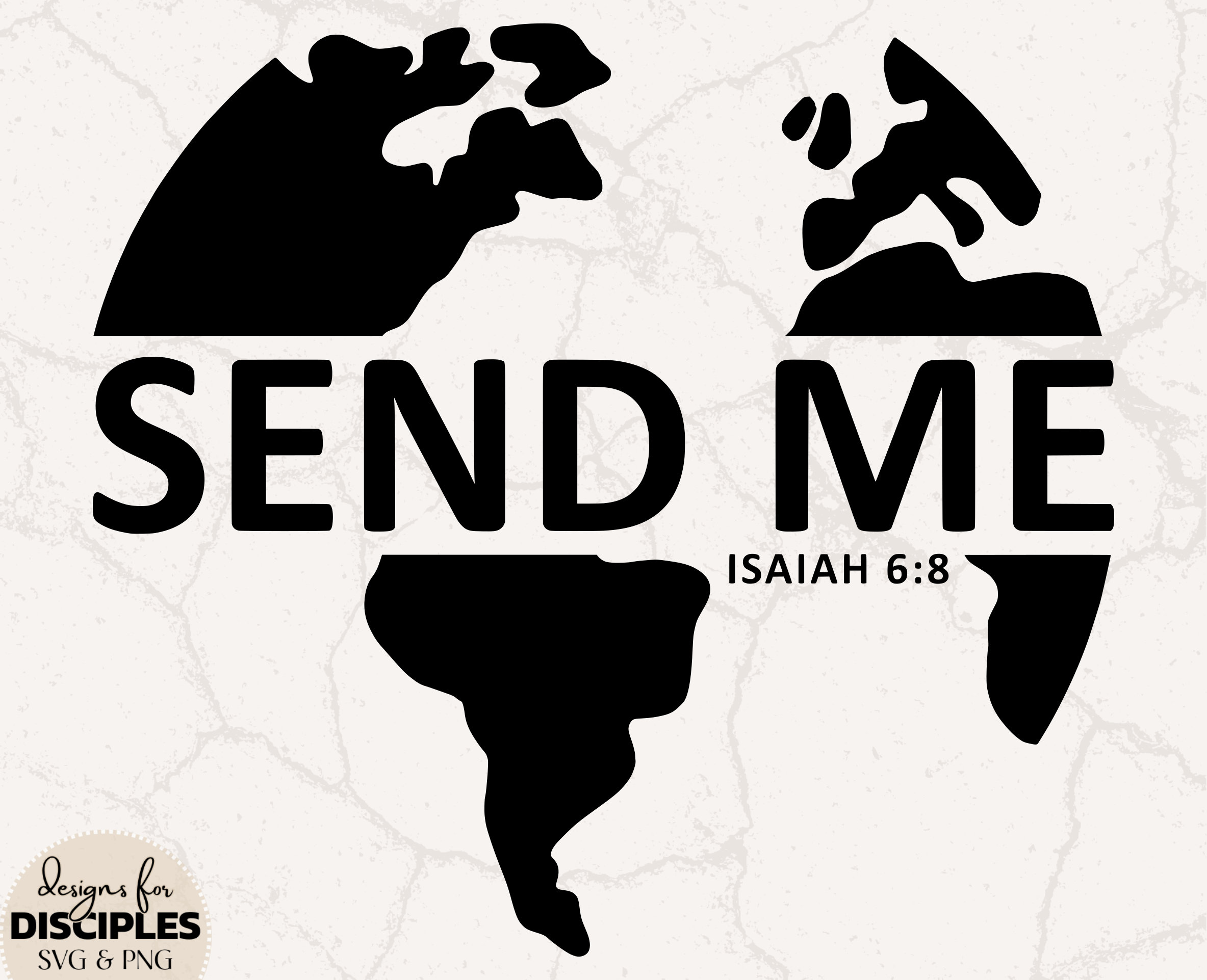 Send Me SVG Bible Verse SVG Mission Trip SVG Cute Christian Shirt ...