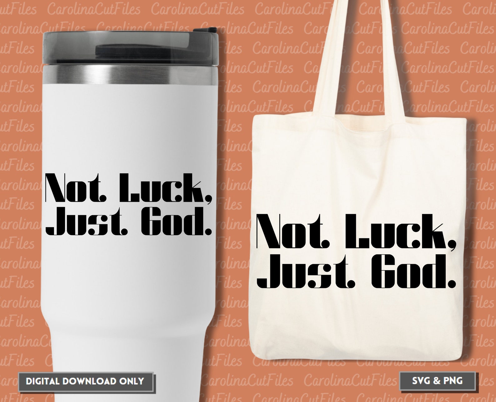 Not Luck Just God SVG Bible Verse SVG Cute Bible Verse - Etsy