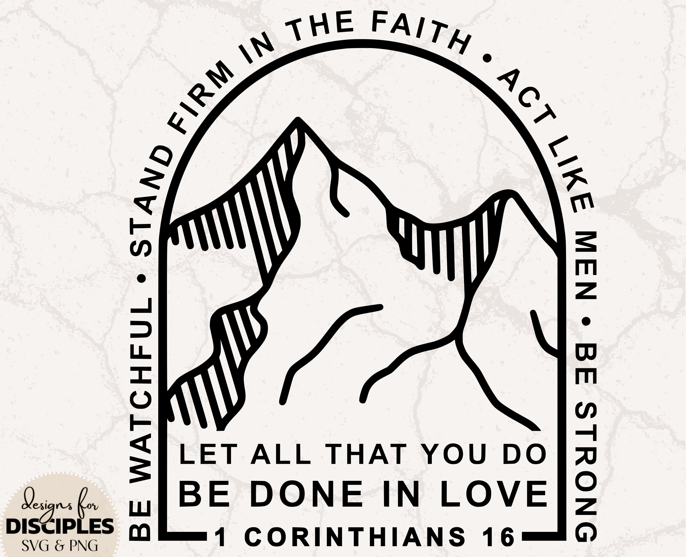 Stand Firm in the Faith SVG | 1 Corinthians 16 SVG | Christian Shirt ...