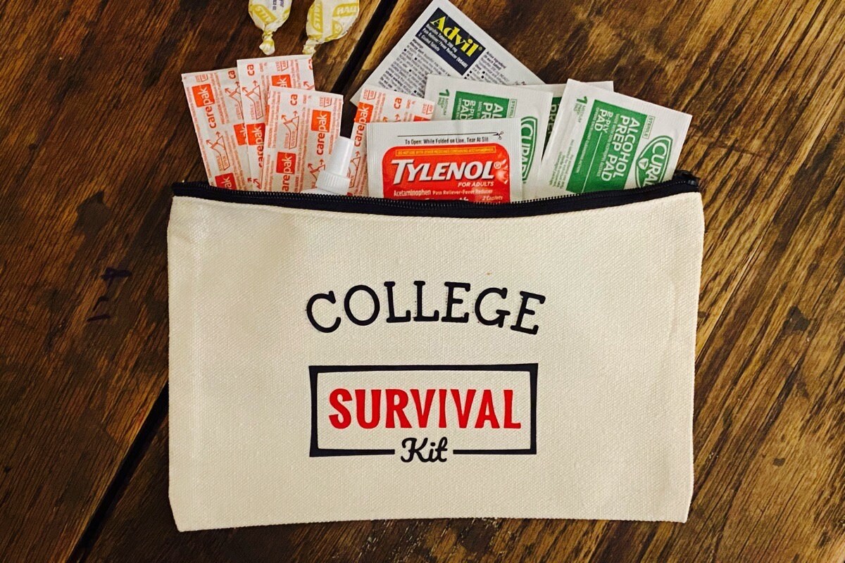 First Aid Kit, Ouch Pouch, College Survival Kit, Nurse Gift, Vehicle ...