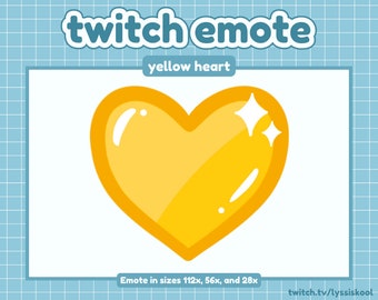 Yellow Heart - Etsy