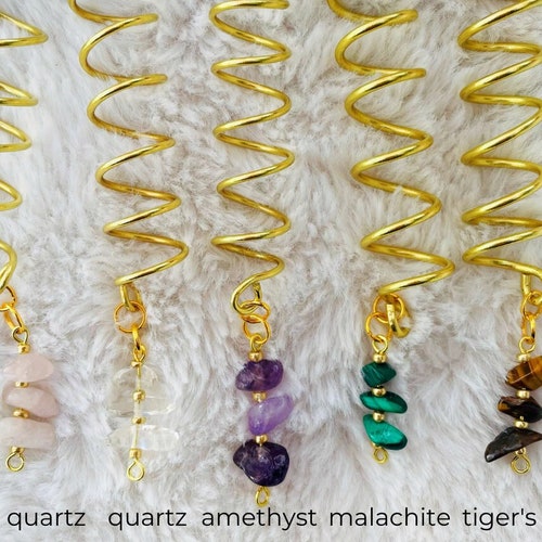 Natural Trendy Quartz Crystal Hair Accents Very Beautiful for - Etsy