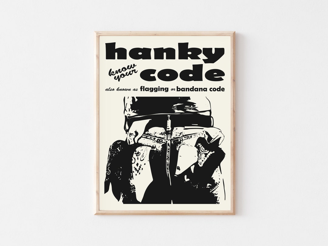 Hanky Code| Bandana Code, Flagging, Handkerchief Code, Vintage Inspired ...