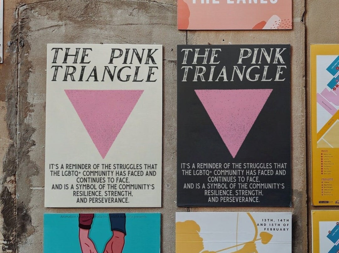 The Pink Triangle Poster Printable| LGBTQ+ Print| LGBT Wall Art| LGBT ...