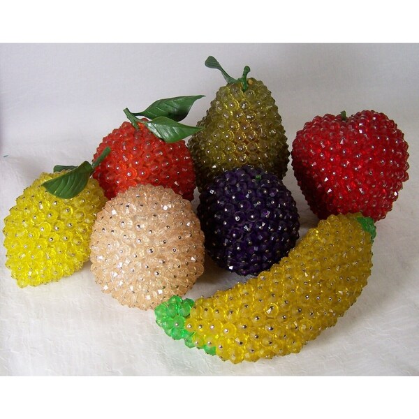 Beaded Fruit - Etsy