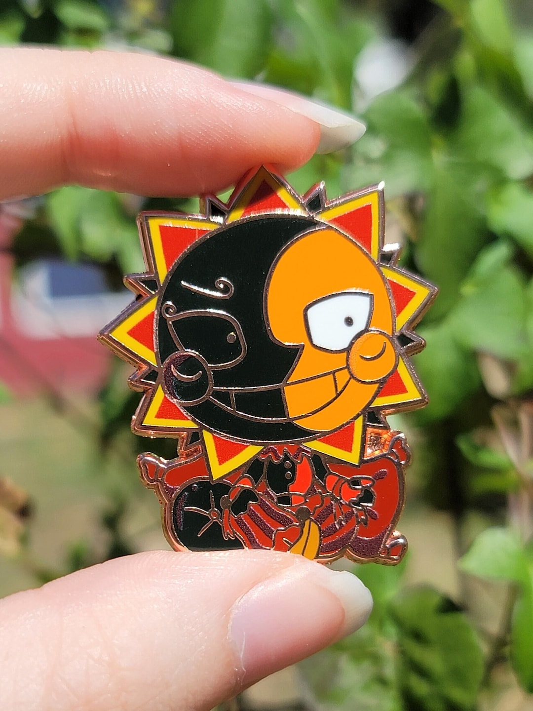 Eclipse Enamel Pin - Etsy