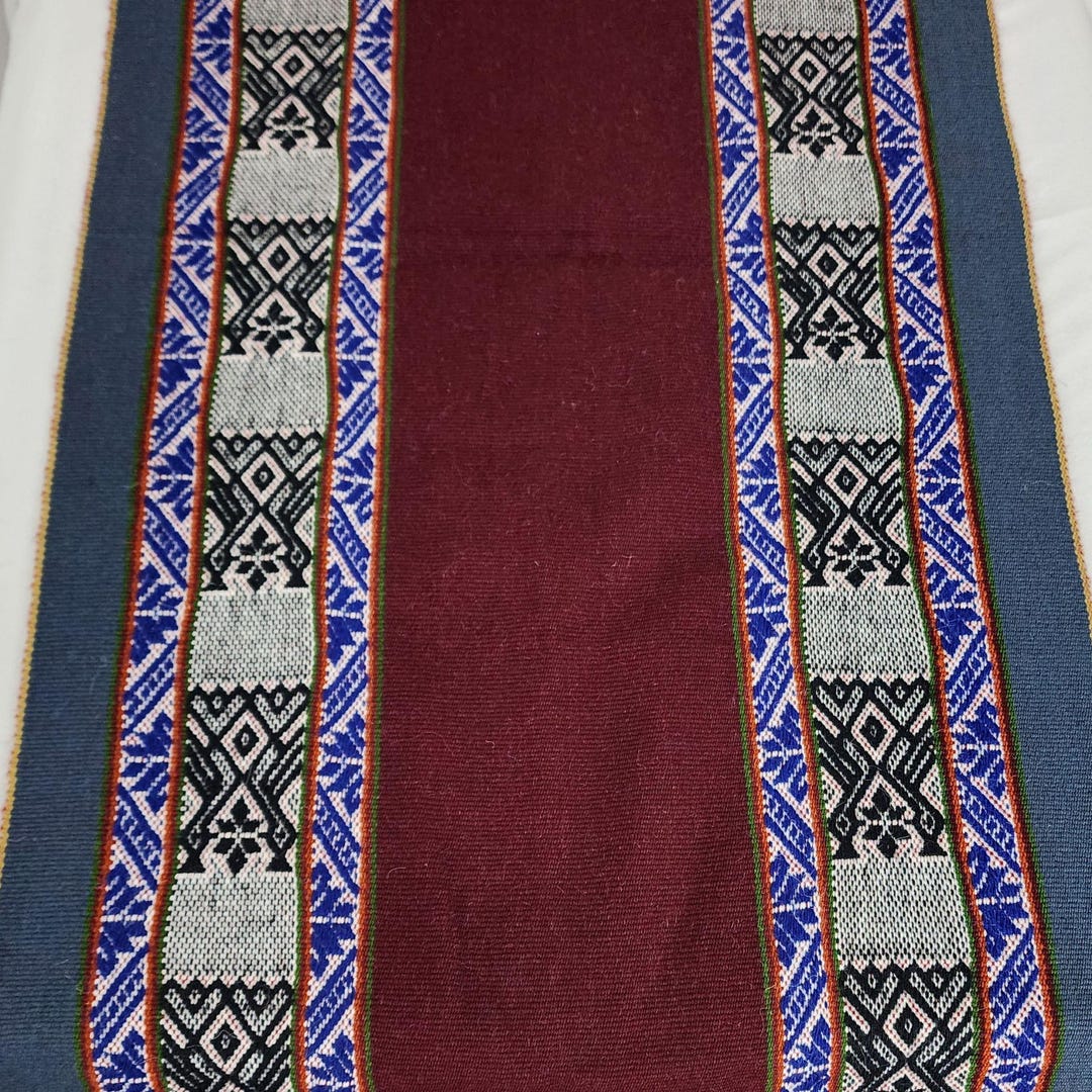 Peruvian Handwoven Aguayo Cloth Andean Mountain Textile Shamanic Altar ...