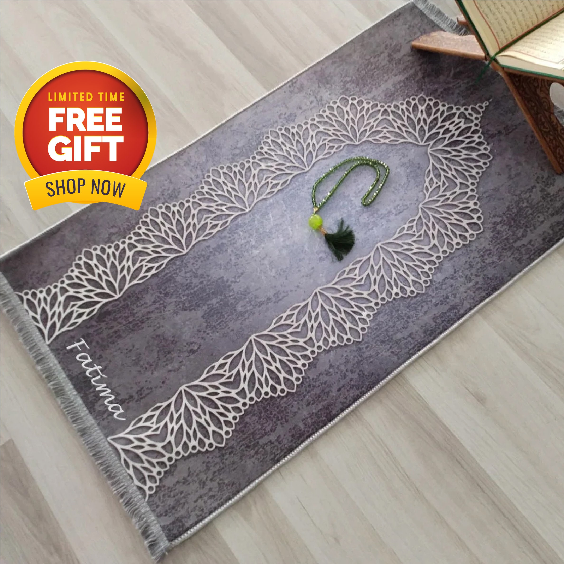 Personalized Foam Padded Prayer Mat Muslim Prayer Rug | Etsy