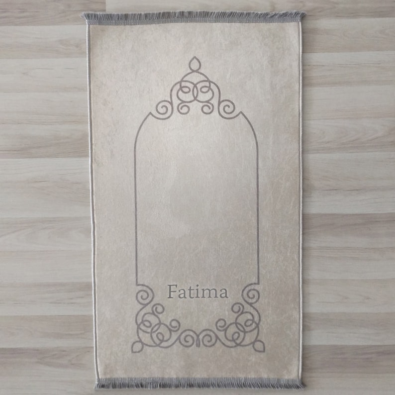 Personalized Foam Padded Prayer Mat, Muslim Prayer Rug, Janamaz ...