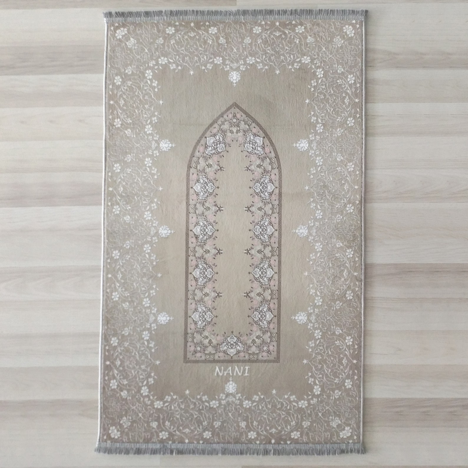 Personalized Foam Padded Prayer Mat, Muslim Prayer Rug, Janamaz ...
