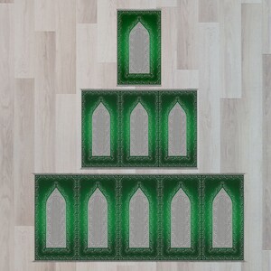 Group Family Prayer Mat Personalized, Foam Padded Muslim Rug, Mother ...