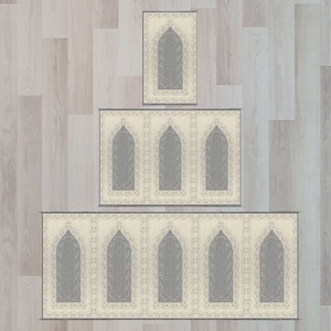 Group Family Prayer Mat Personalized, Foam Padded Muslim Rug, Mother ...