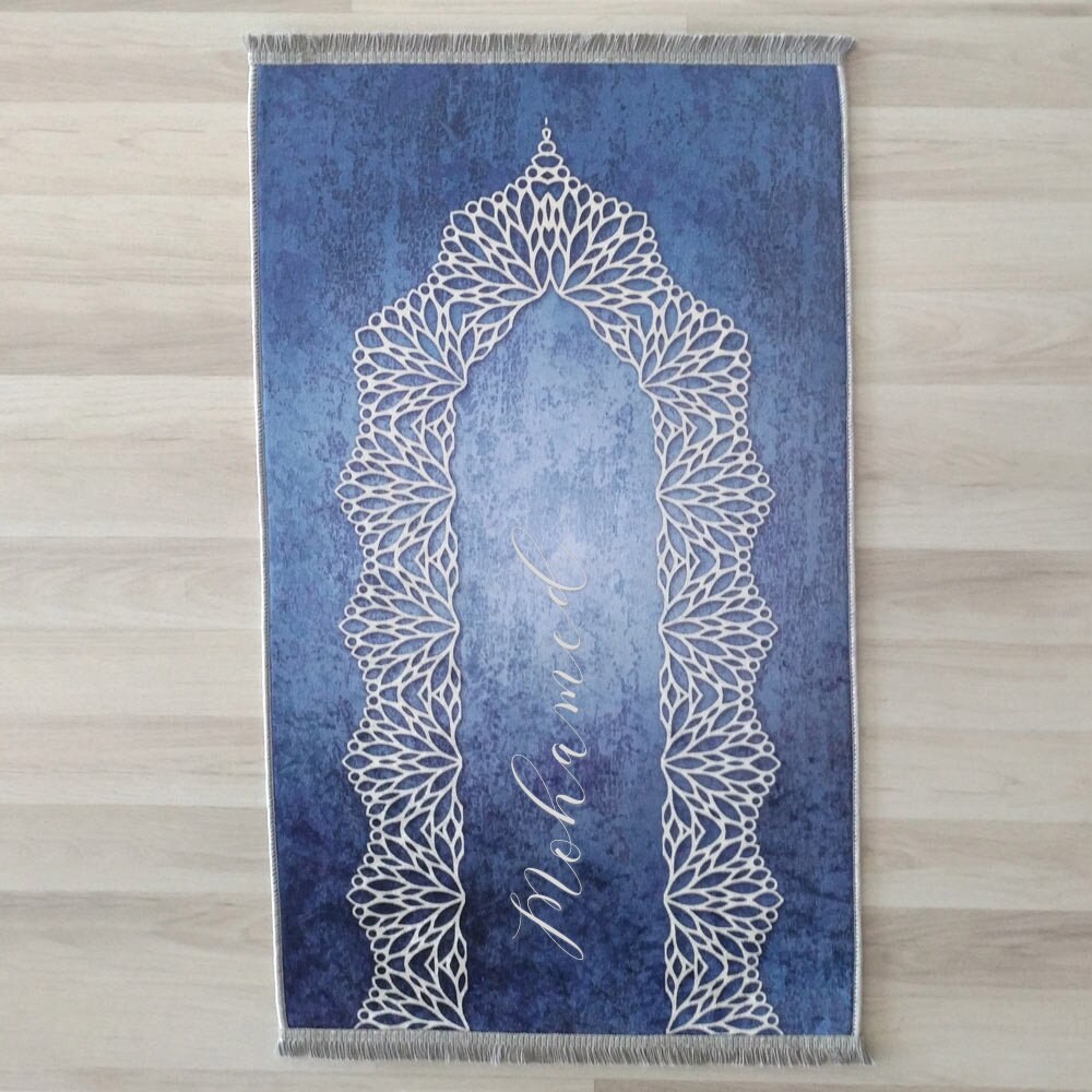 Personalized Foam Padded Prayer Mat Muslim Prayer Rug | Etsy
