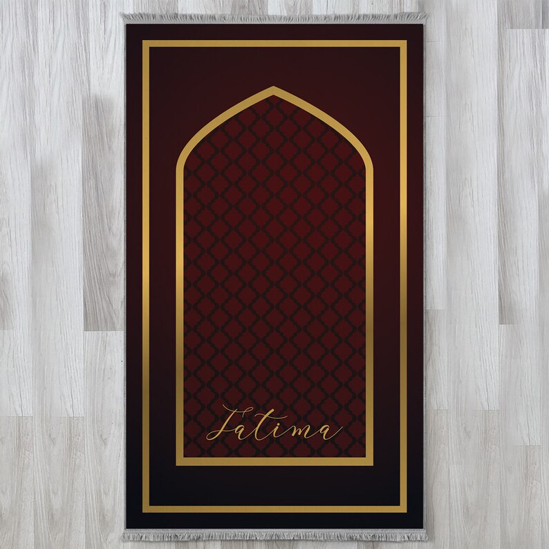 Personalized Foam Padded Prayer Mat Muslim Prayer Rug - Etsy