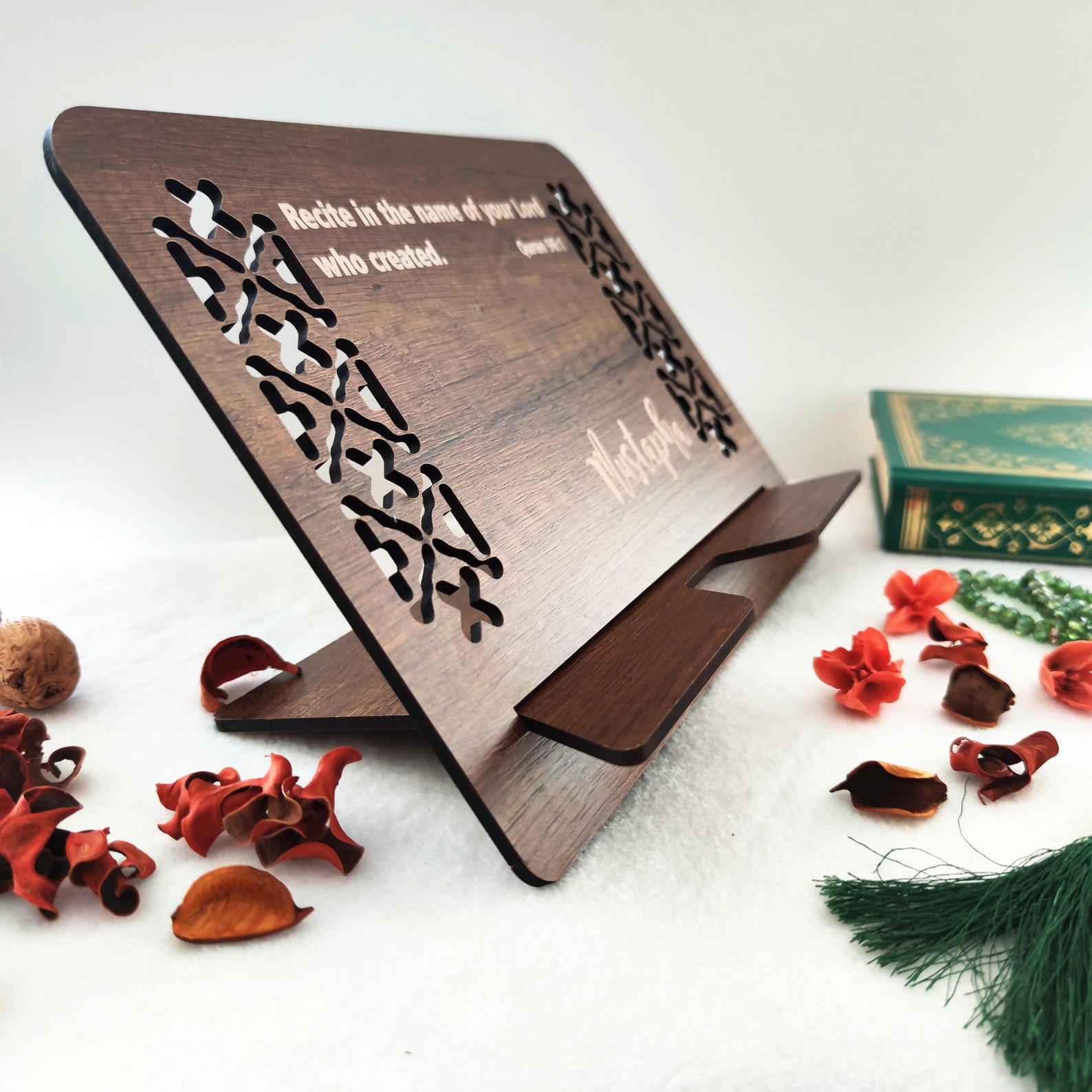 Holy Quran Stand Holder Islamic Book Stand Holder Bookend | Etsy