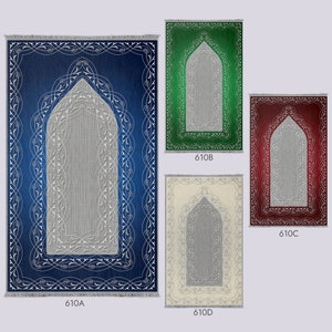 Group Family Prayer Mat Personalized, Foam Padded Muslim Rug, Mother ...