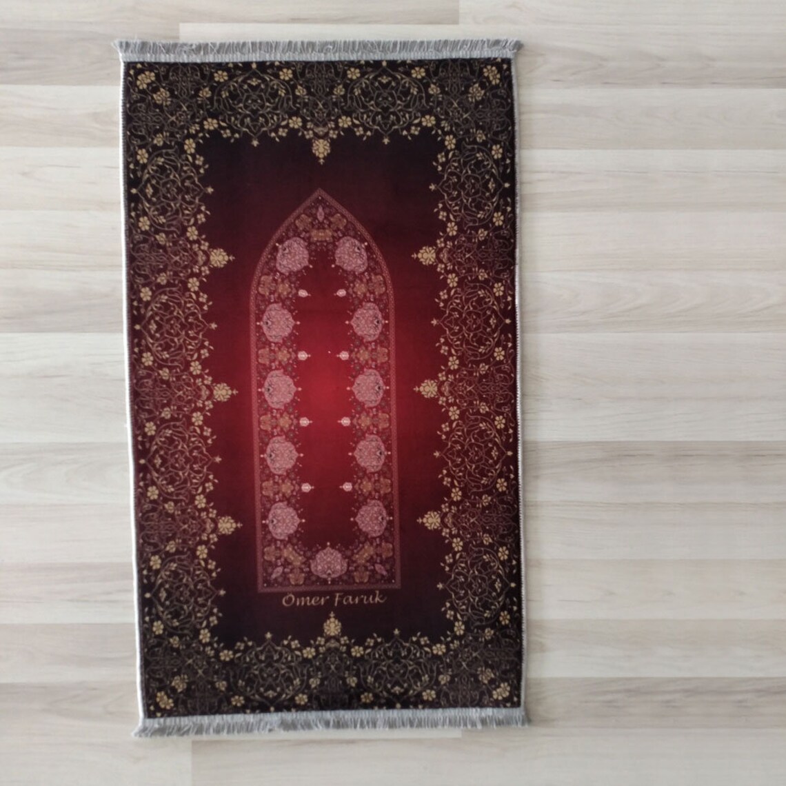 Personalized Foam Padded Prayer Mat Muslim Prayer Rug | Etsy