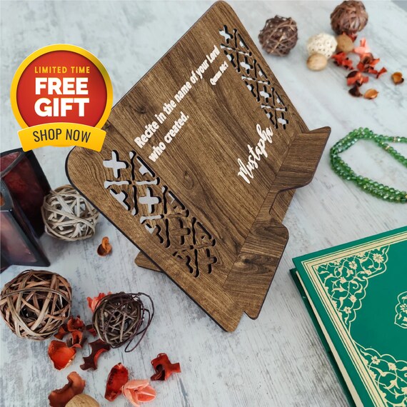 Holy Quran Stand Holder Islamic Book Stand Holder Bookend - Etsy