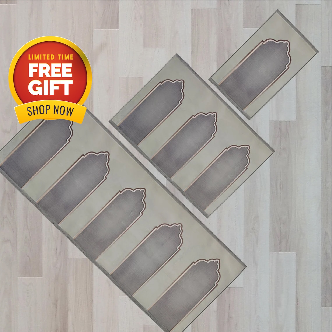 Group Family Prayer Mat Personalized Foam Padded Muslim Rug | Etsy