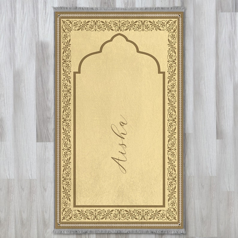 Personalized Foam Padded Prayer Mat Muslim Prayer Rug - Etsy UK