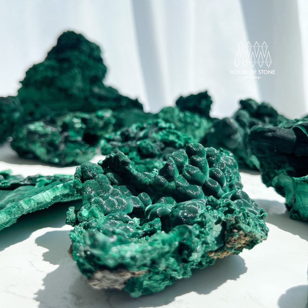 Natural Malachite Specimen/raw Malachite/velvet Malachite/fibrous ...