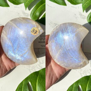Natural Large Moonstone With Sunstone Carvings/belomorite Moonstone ...
