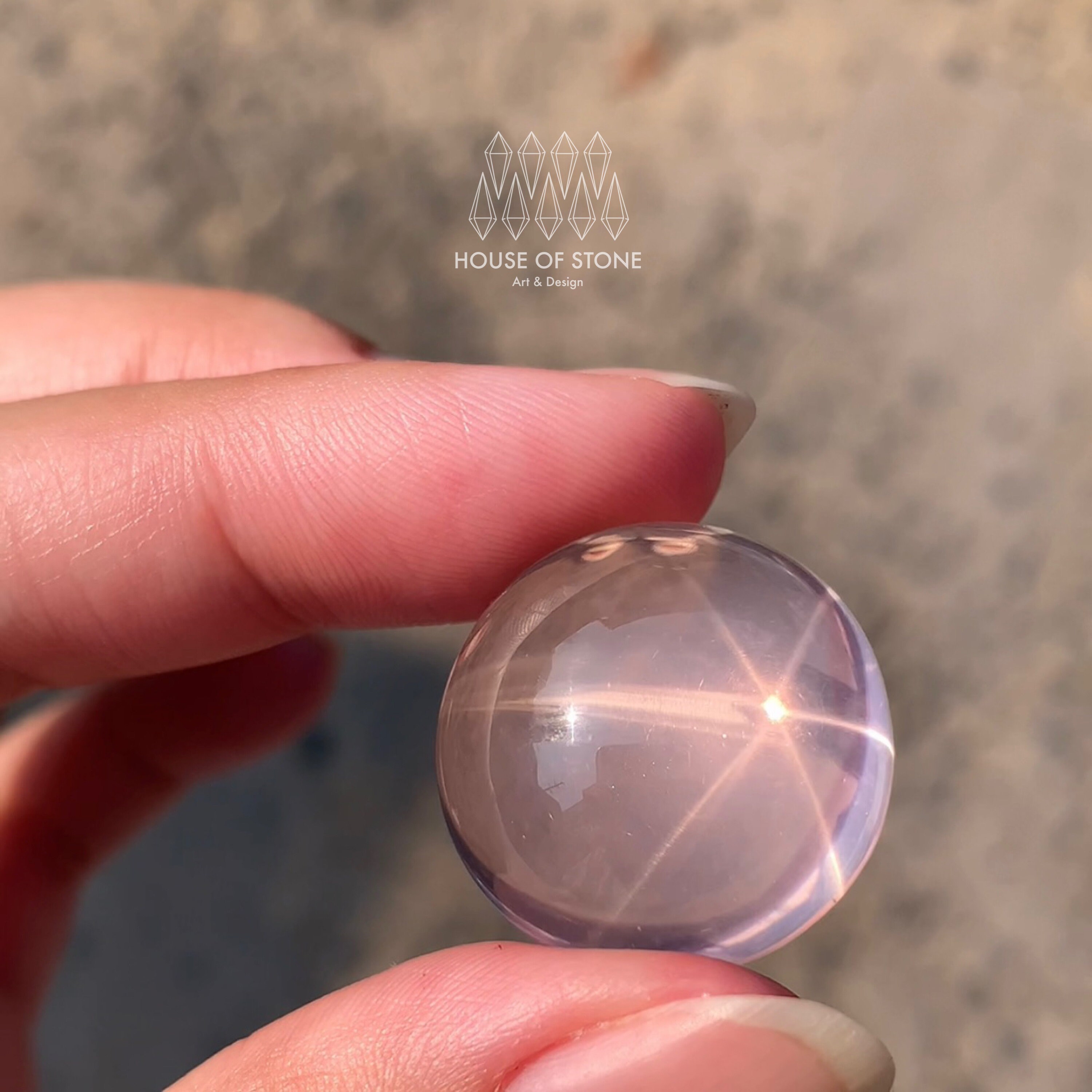 Star Rose Quartz Pendant/high Quality Starlight Rose Quartz - Etsy