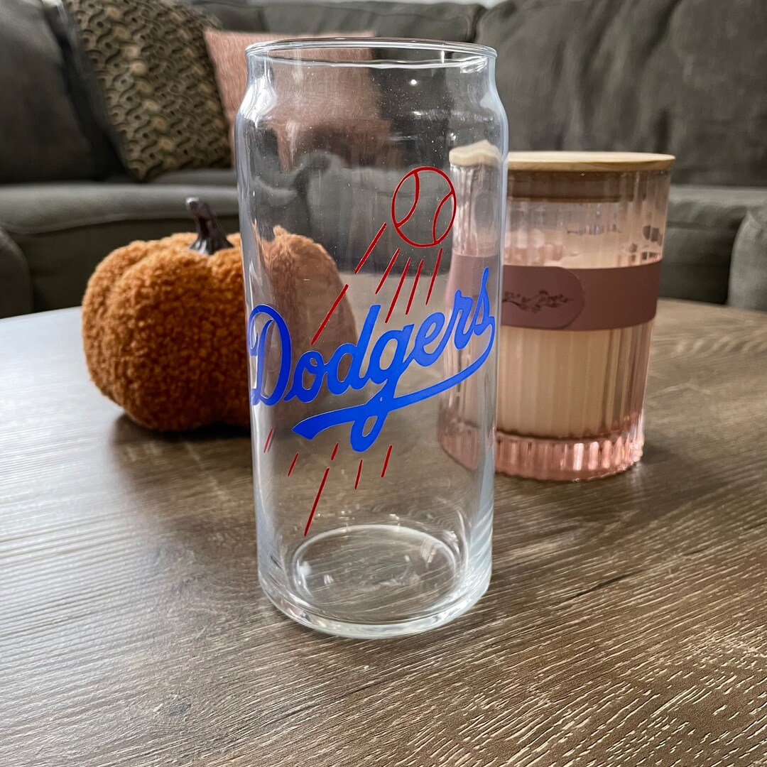 Dodgers 20 Oz Beer Can Glass - Etsy