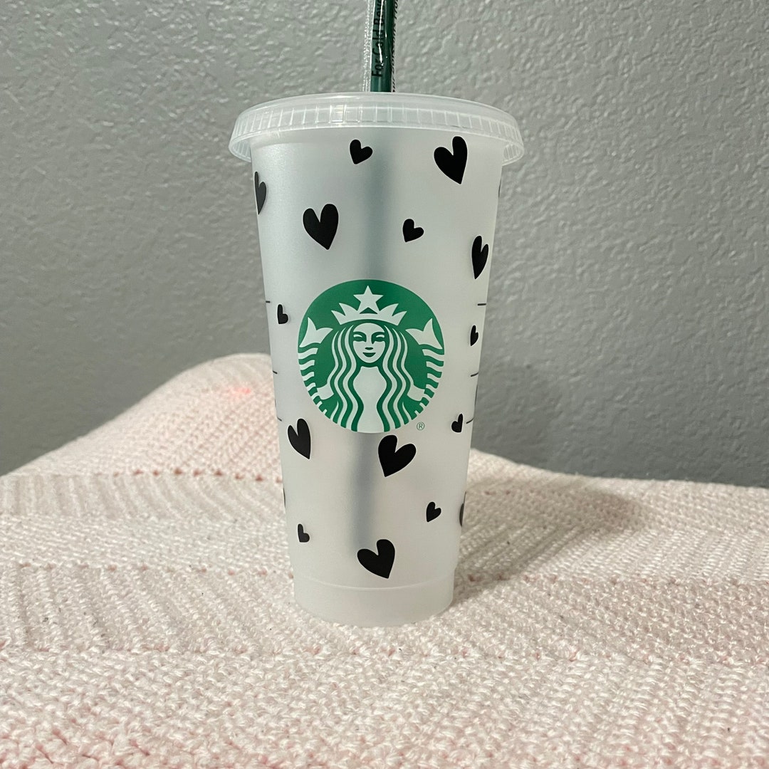 Valentines Day Love Simple Heart Starbucks 24 Oz Coffee Cold Cup Gift ...
